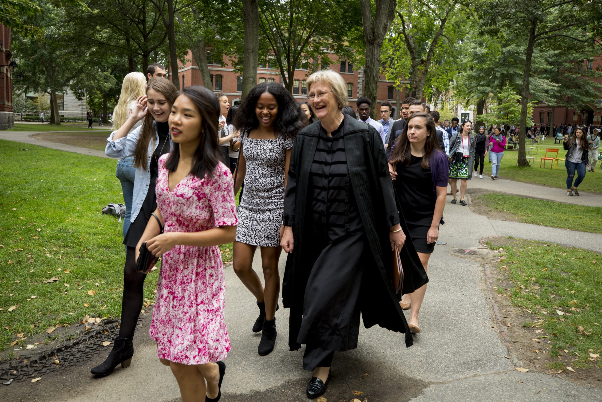 President Faust urges freshmen to connect with classmates, embrace ...