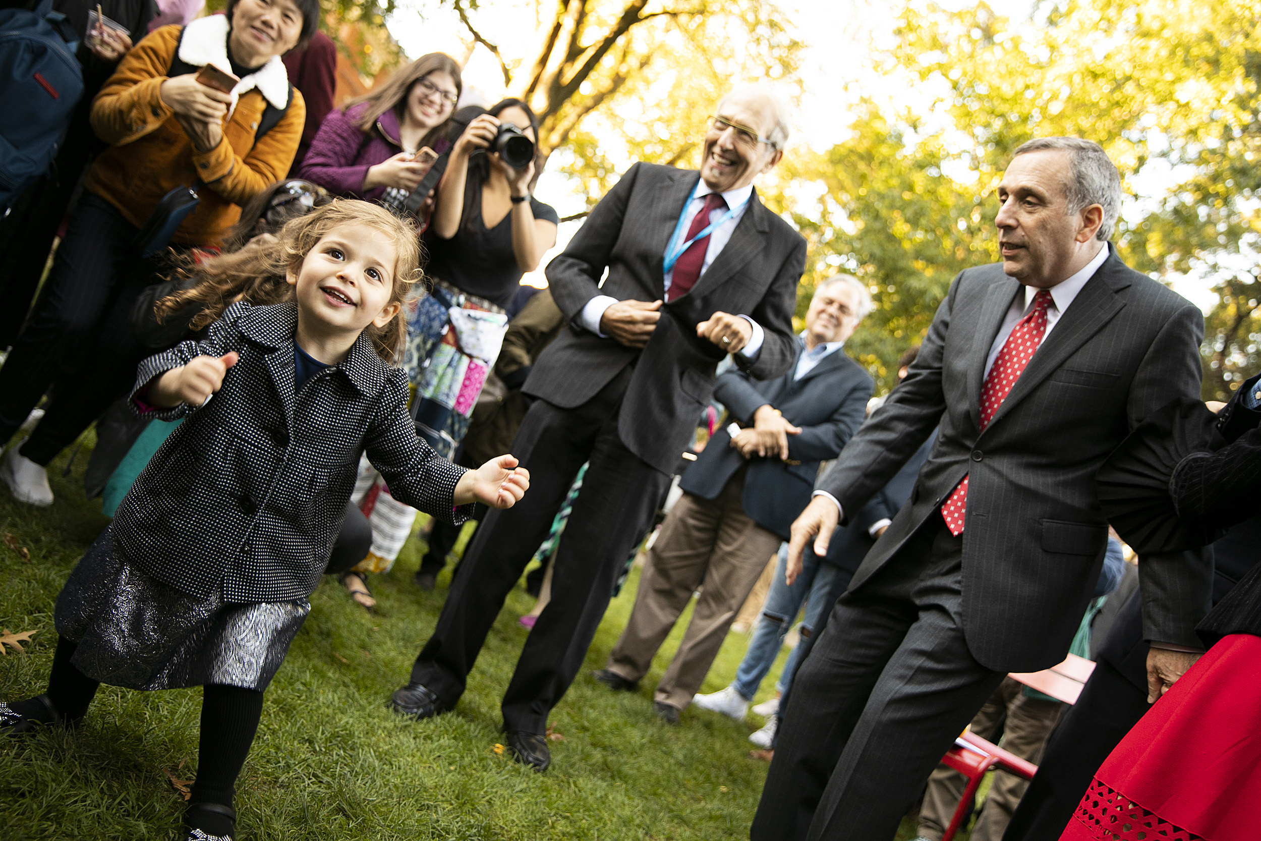 Harvard celebrates Bacow inauguration with giant party in the Yard ...